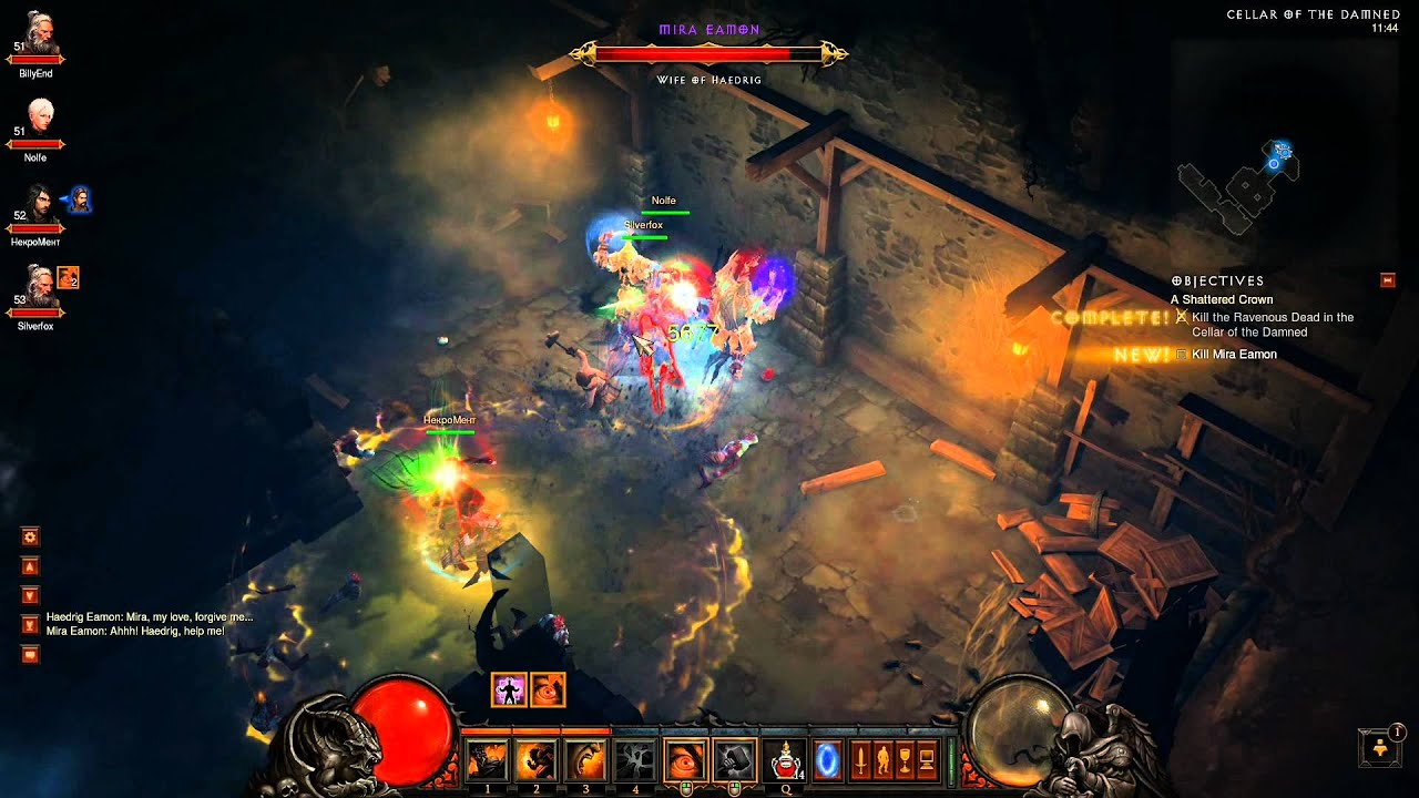 [INFORMAČKA]Diablo III Hell Akt I-Barbarian lvl 51 - YouTube