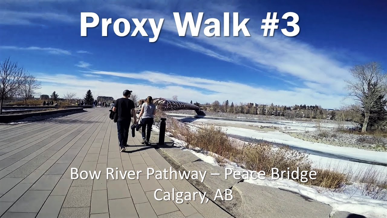 Bow River Pathway – Peace Bridge Calgary - YouTube