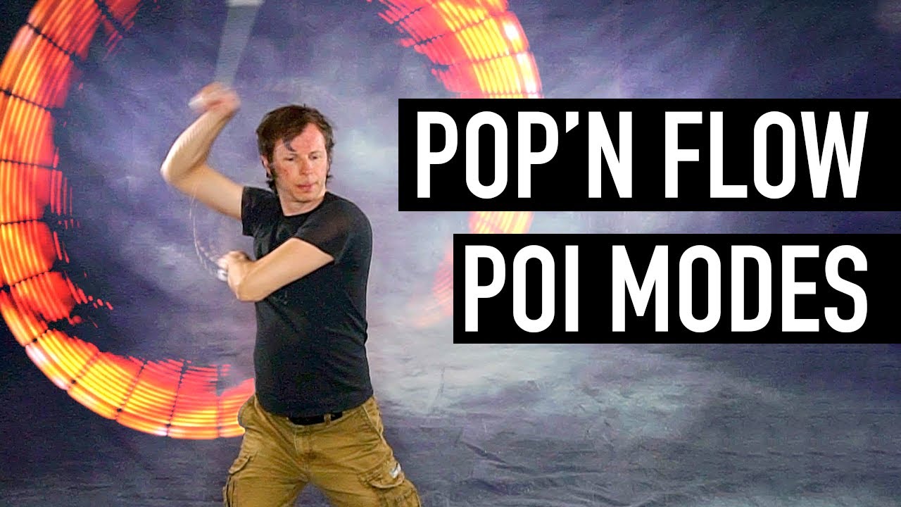 Flowtoys Pop'N Flow Poi Modes - YouTube