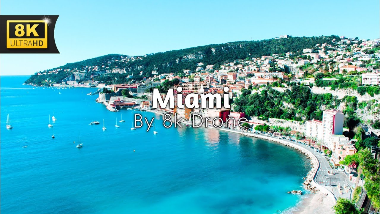 Miami Drone _ View in 8k | Miami 8k drone video _ ULTRA HD || By 8k ...