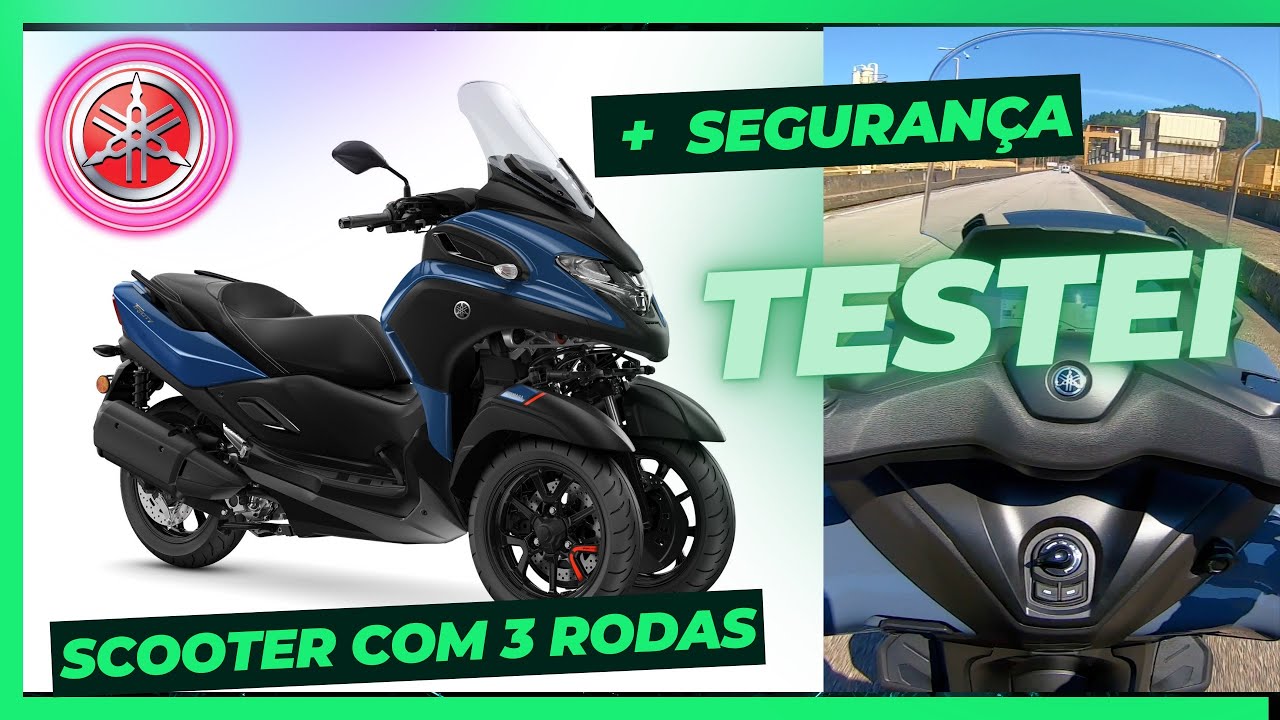 TEST Ride YAMAHA Tricity 300: A Revolução das Três Rodas! - YouTube