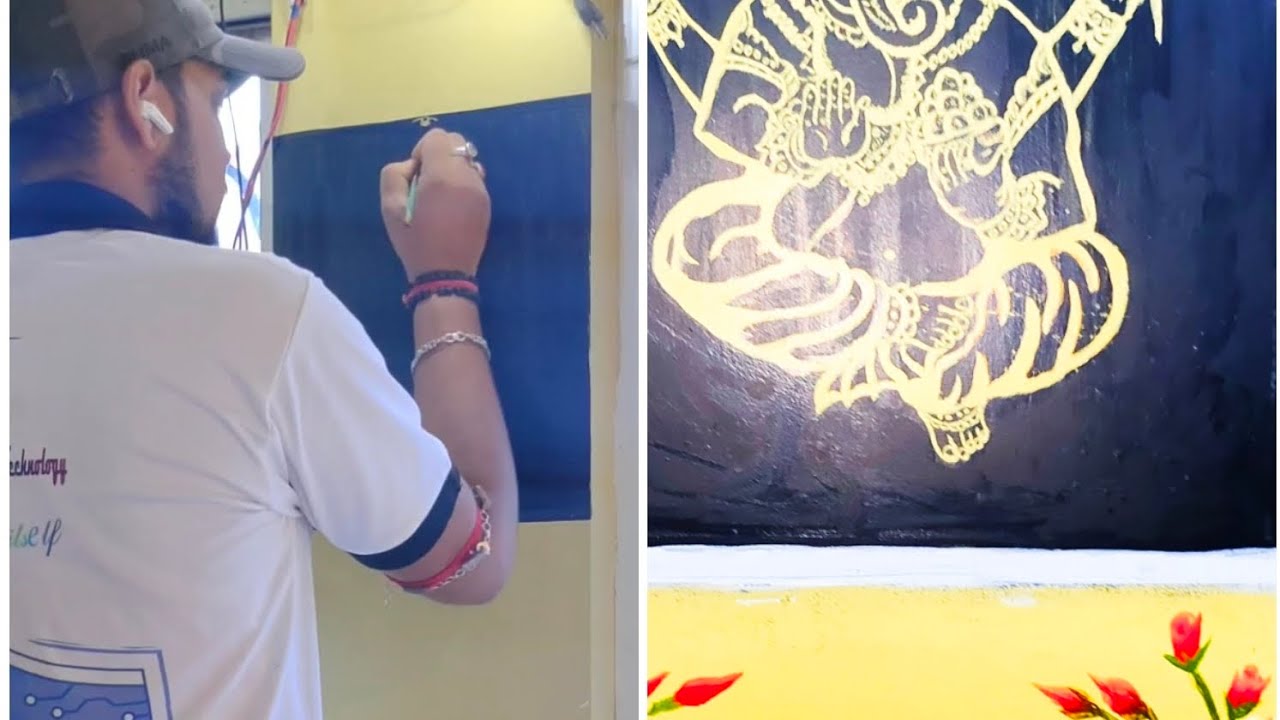 Ganesha carriage Mushak Drawing || Easy Mushak /Rat /Mouse Drawing and ...