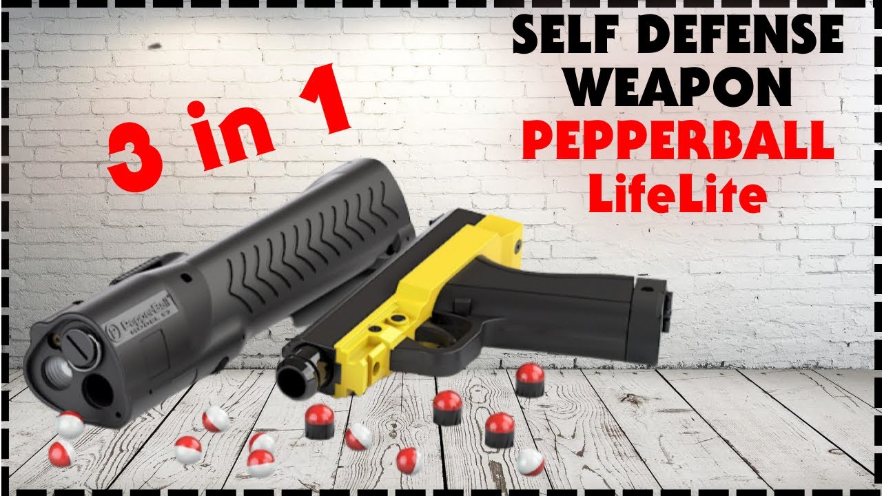 PepperBall Lifelite Self Defense Weapon Review - YouTube