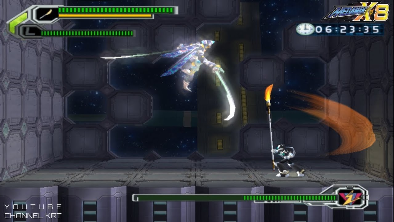 Megaman X8 (Black Zero) - Troia Base [Intermission - No damage] - YouTube