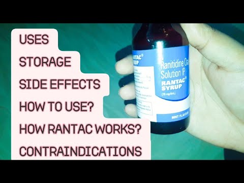 RANTAC SYRUP | Ranitidine Oral solution IP | Uses,Side effects ...