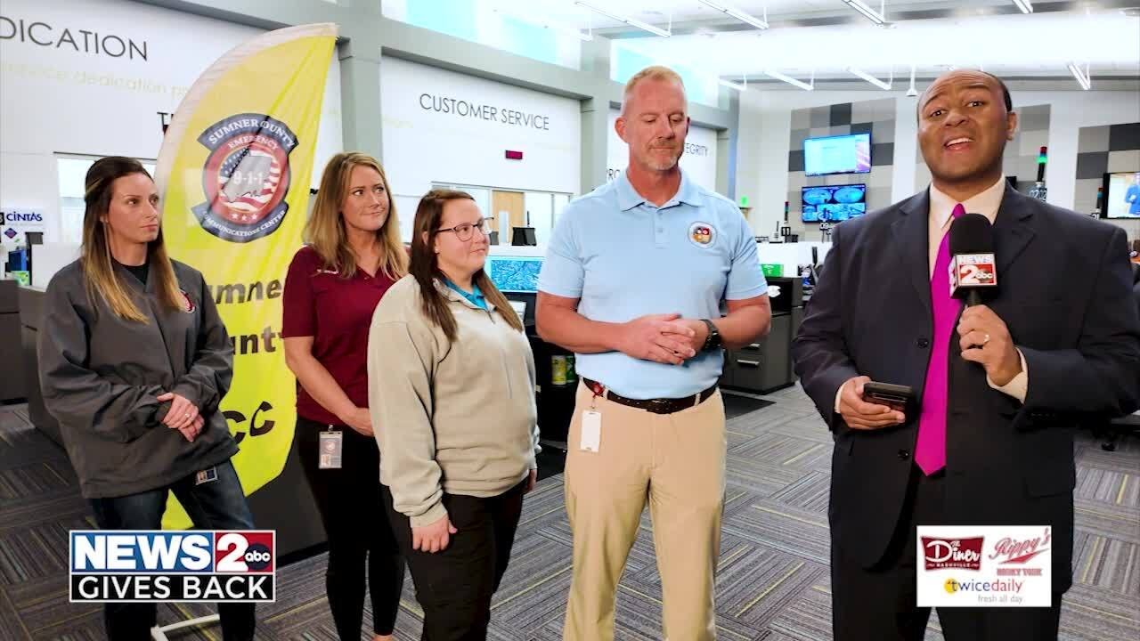 News 2 Gives Back: Sumner County 911 - YouTube