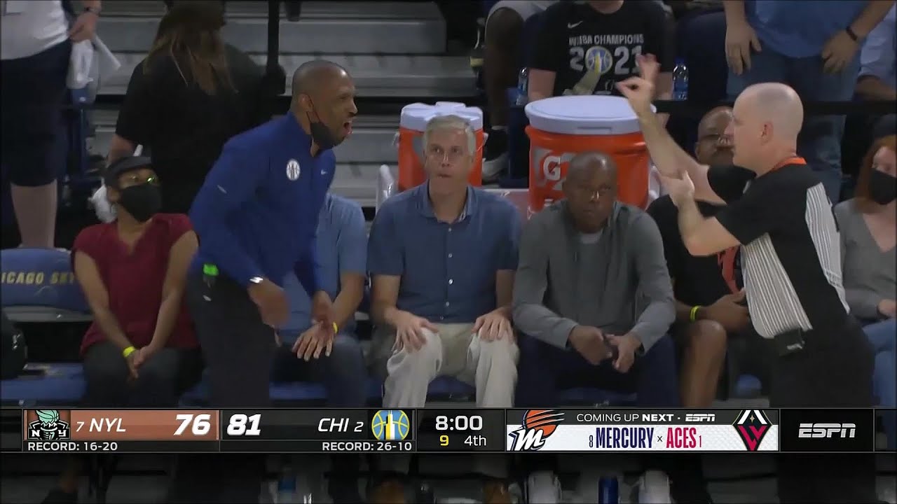 Coach FURIOUS After Ref Calls 3 Shot Foul On CLEAN BLOCK | WNBA ...