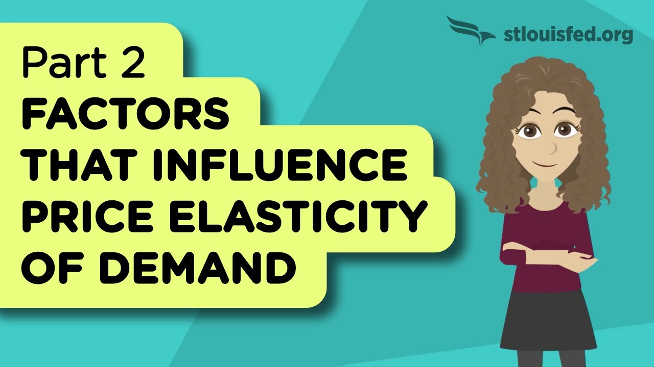 Price Elasticity of Demand: Key Influencing Factors | Part 2 - YouTube