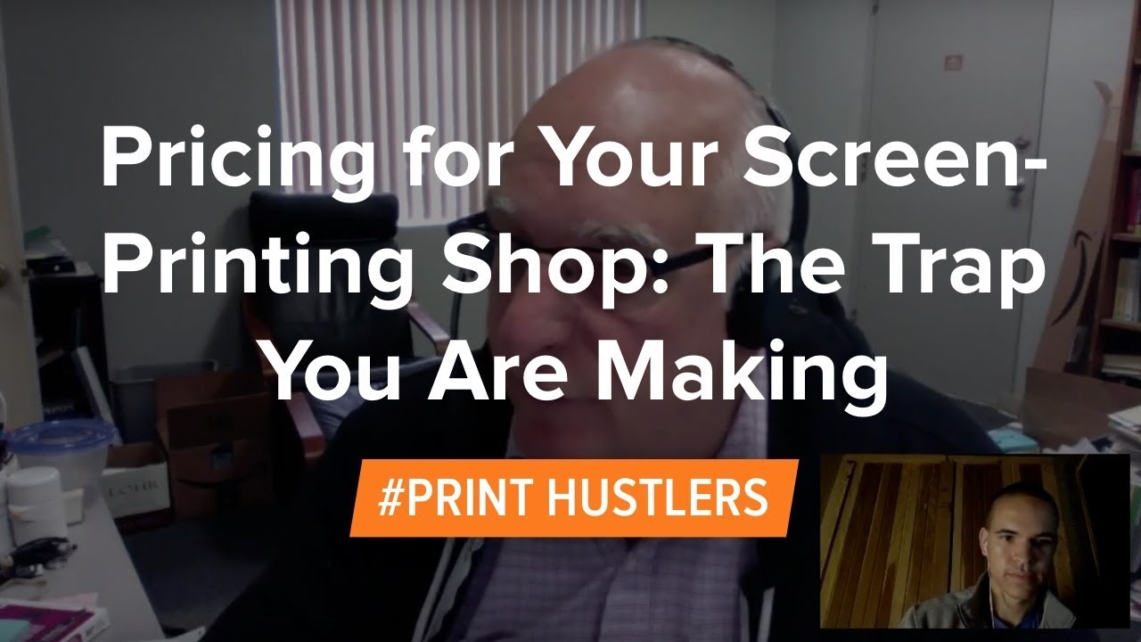 Pricing for Your Screen-Printing Shop: The Trap You Are Making - YouTube