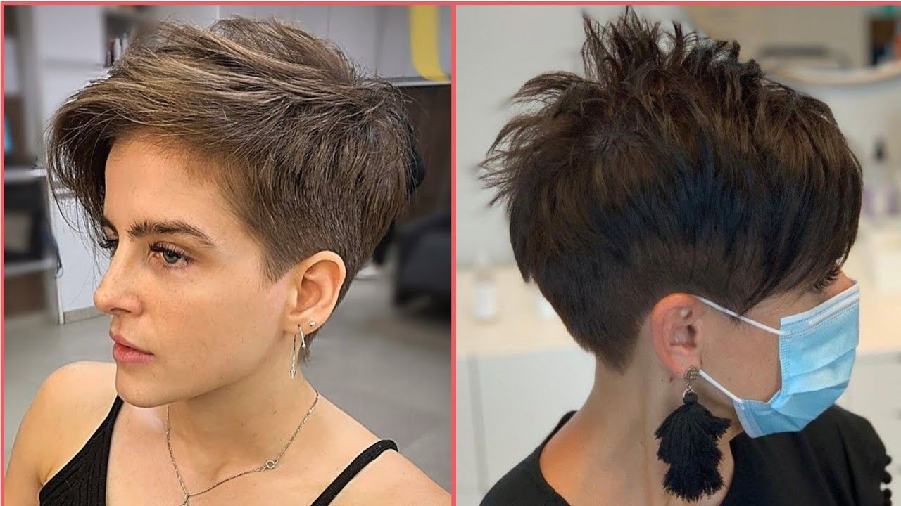so stunning and beautiful pixie haircut for older woman#2023 - YouTube
