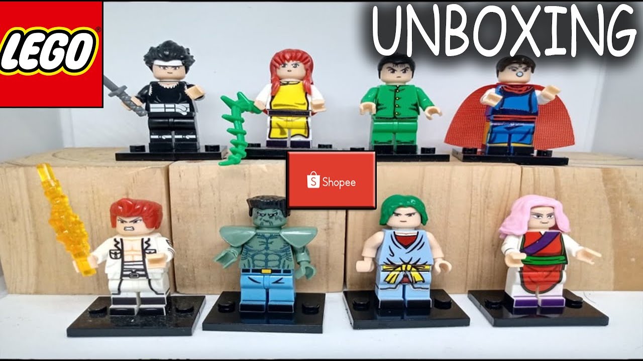 UNBOXING- LEGO ShopeE "Yu-Yu Hakusho , personagens, bonecos ...