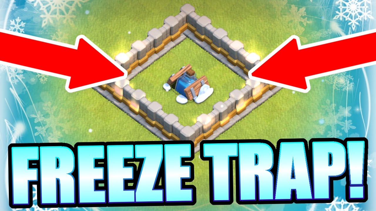 NEW FREEZE TRAP GAME PLAY IN CLASH OF CLANS!! - YouTube