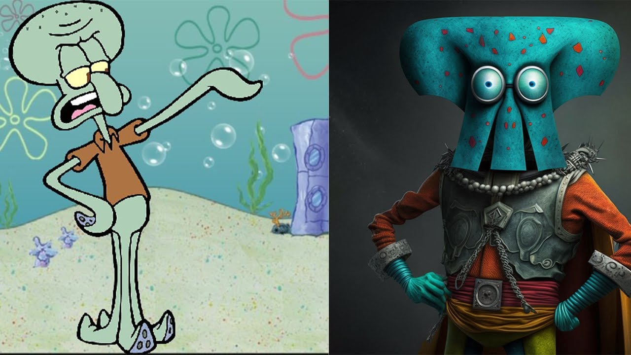 SpongeBob as an 80s Dark Fantasy Film - YouTube