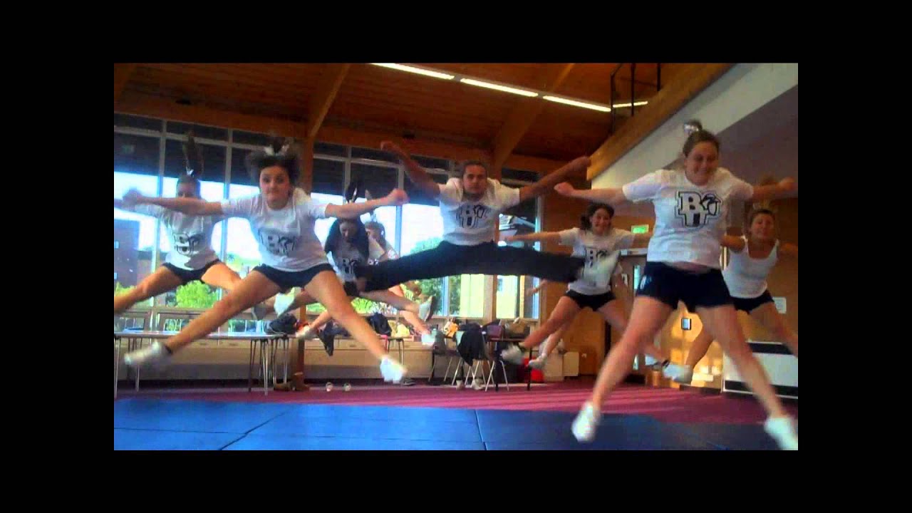 BU Falcons - Triple Toe Touch - YouTube