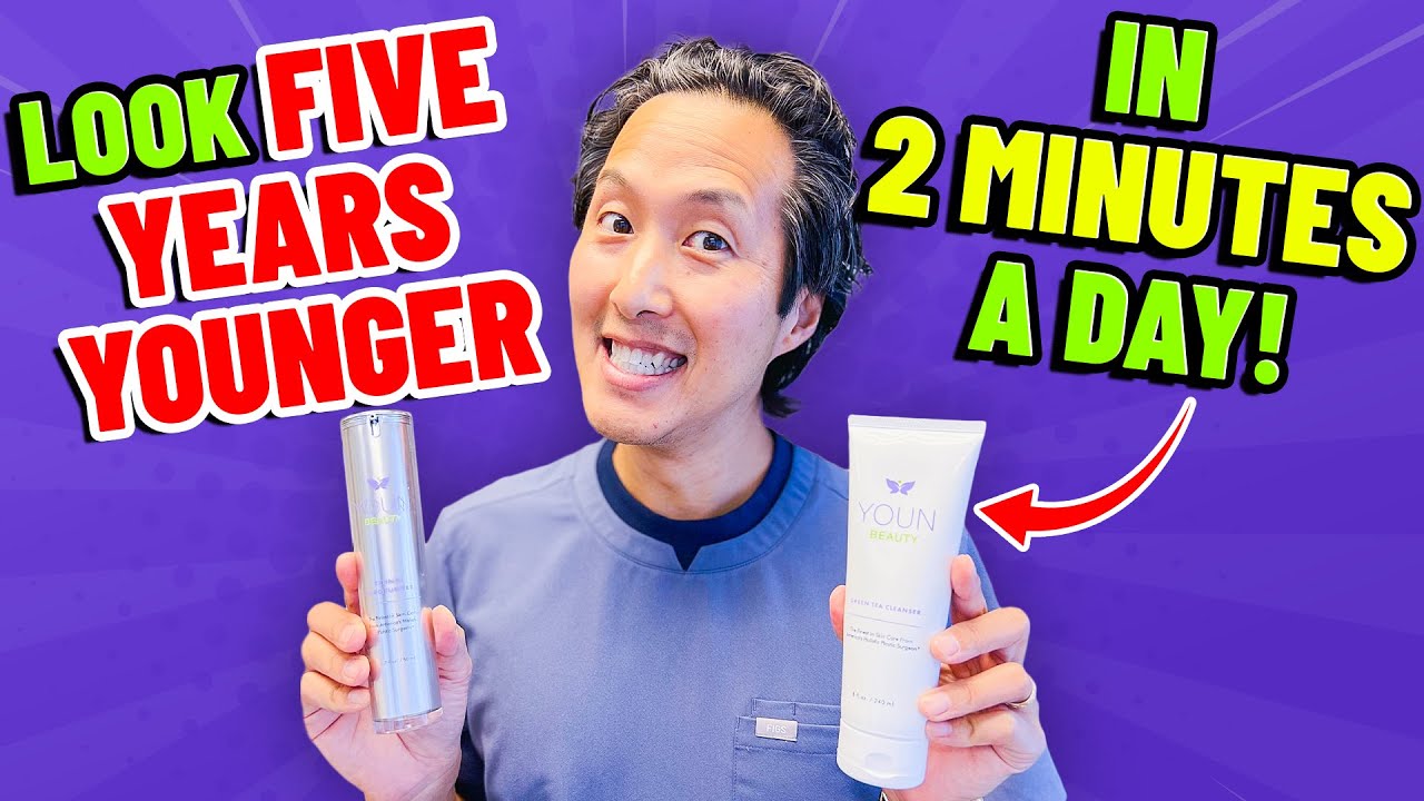 Plastic Surgeon: 2 Minutes 5 Years Younger Skin Care Routine! - YouTube