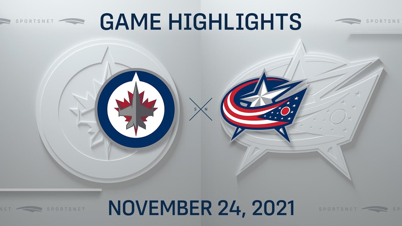 NHL Highlights | Jets vs. Blue Jackets - Nov. 24, 2021 - YouTube