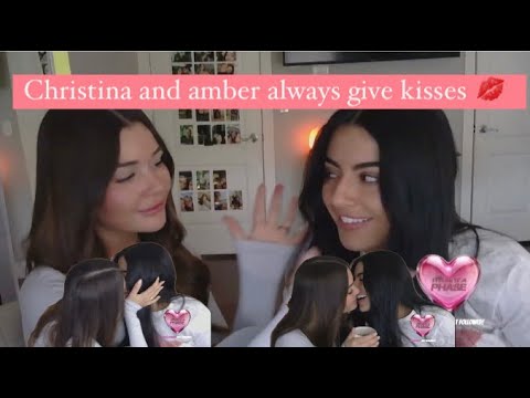 CHRISTINA AND AMBER LIVE ON THE TWITCH ALWAYS GIVE KISSES