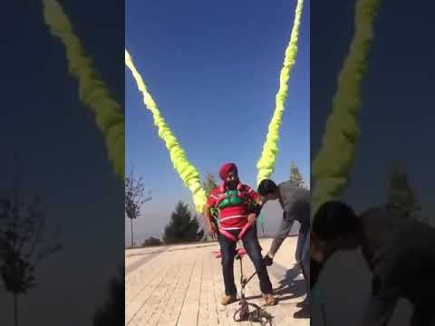 FUNNY BUNGEE JUMPING WITH SARDAR JI...