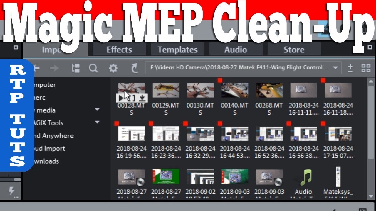 Magix Movie Edit Pro 2019 - How to Free Up Video Storage Space (sweep ...