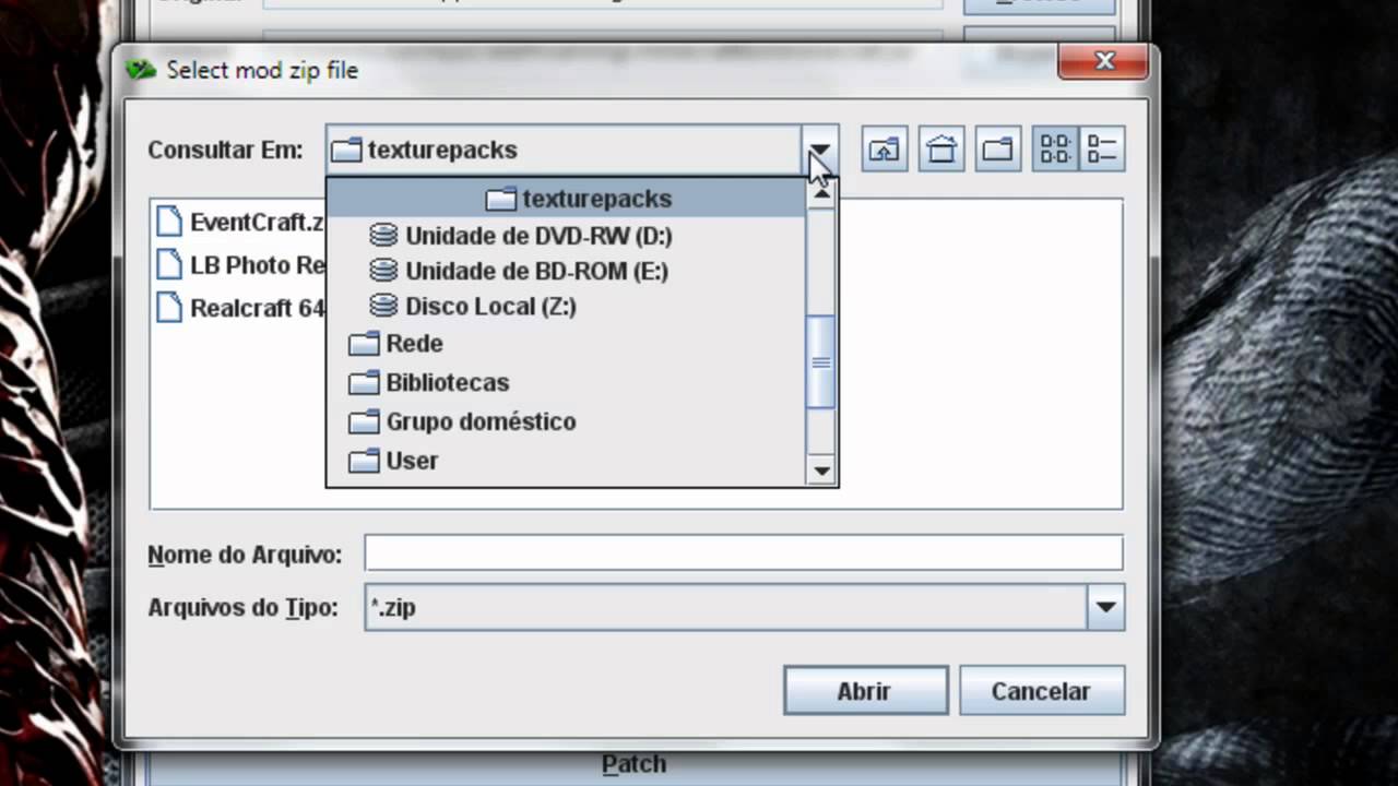 Tutorial de Como usar o MC Patcher + Textura HD - YouTube