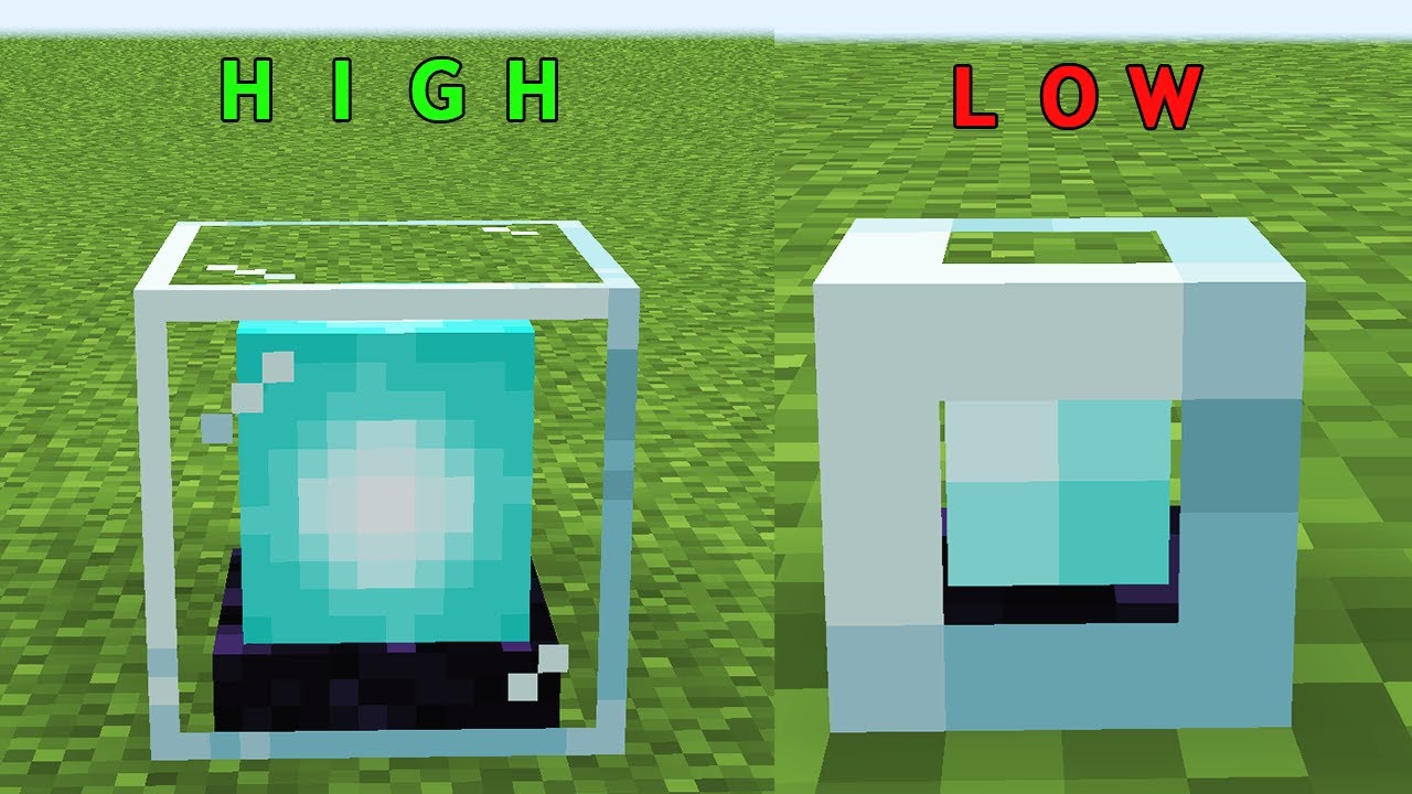 textures quality in minecraft HIGH vs LOW 2 - YouTube