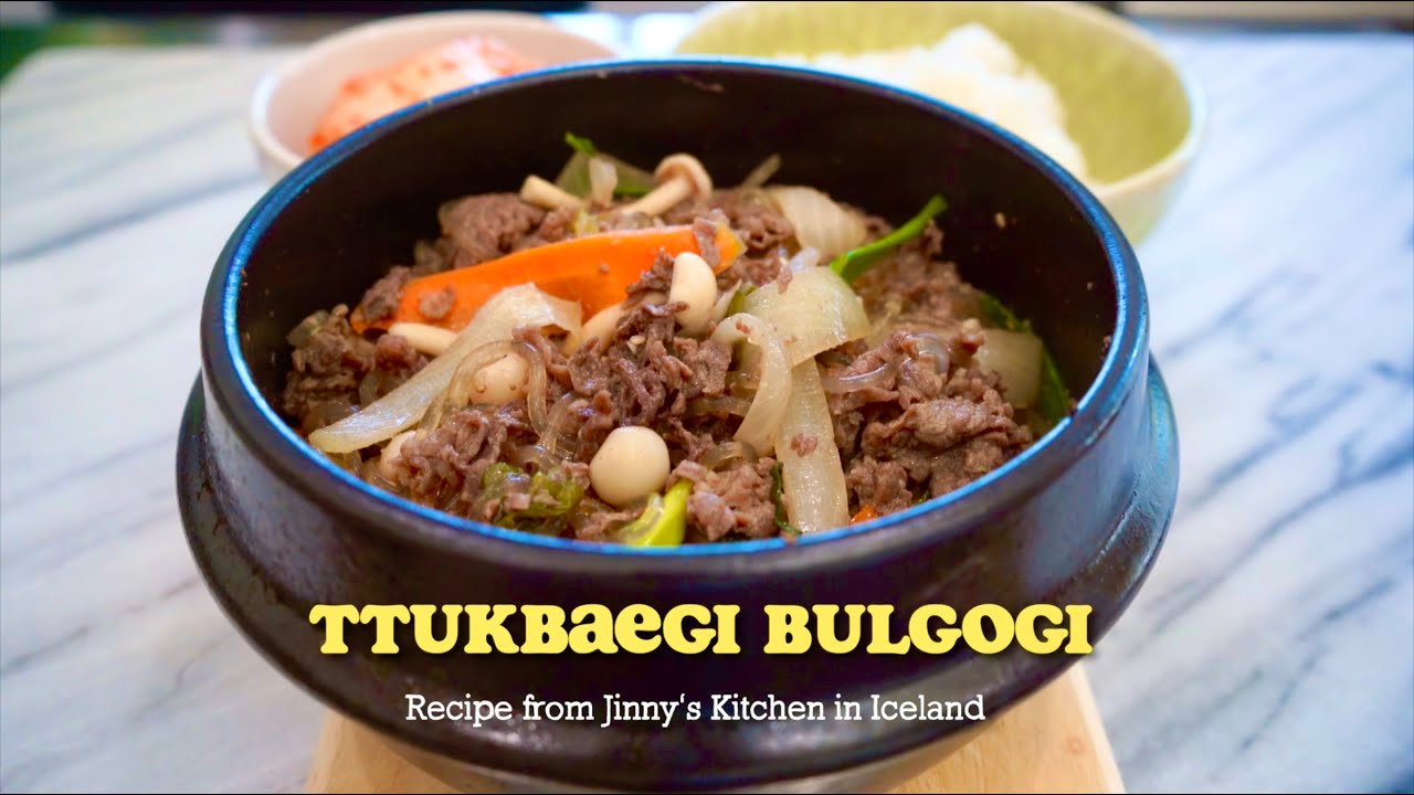 Ttukbaegi Bulgogi | Recipe from Jinny's Kitchen in Iceland | 서진이네2 ...