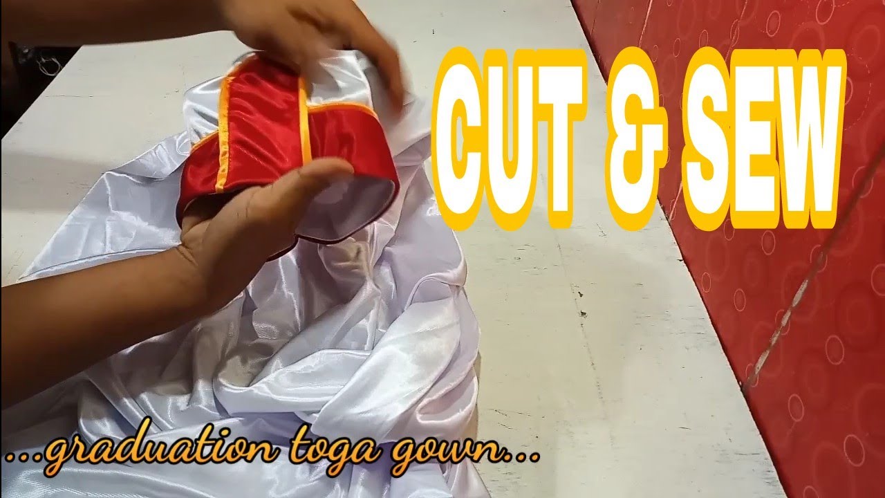 Cut & Sew Graduation Toga Gown - YouTube