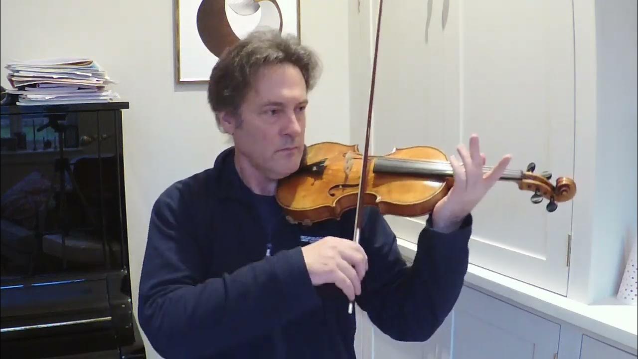 2. Violin Beginner Minuet 1 playing on correct open strings to develop ...