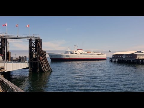 Coho ferry arriving at Port Angeles - YouTube