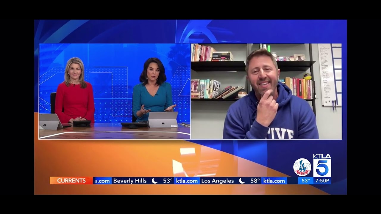 Live on KTLA discussing the history of Altadena & Palisades - YouTube