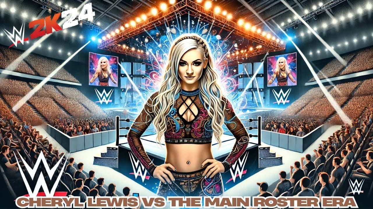 WWE2K24: CHERYL LEWIS VS THE CURRENT MAIN ROSTER ERA ROSTER (SERIES ...