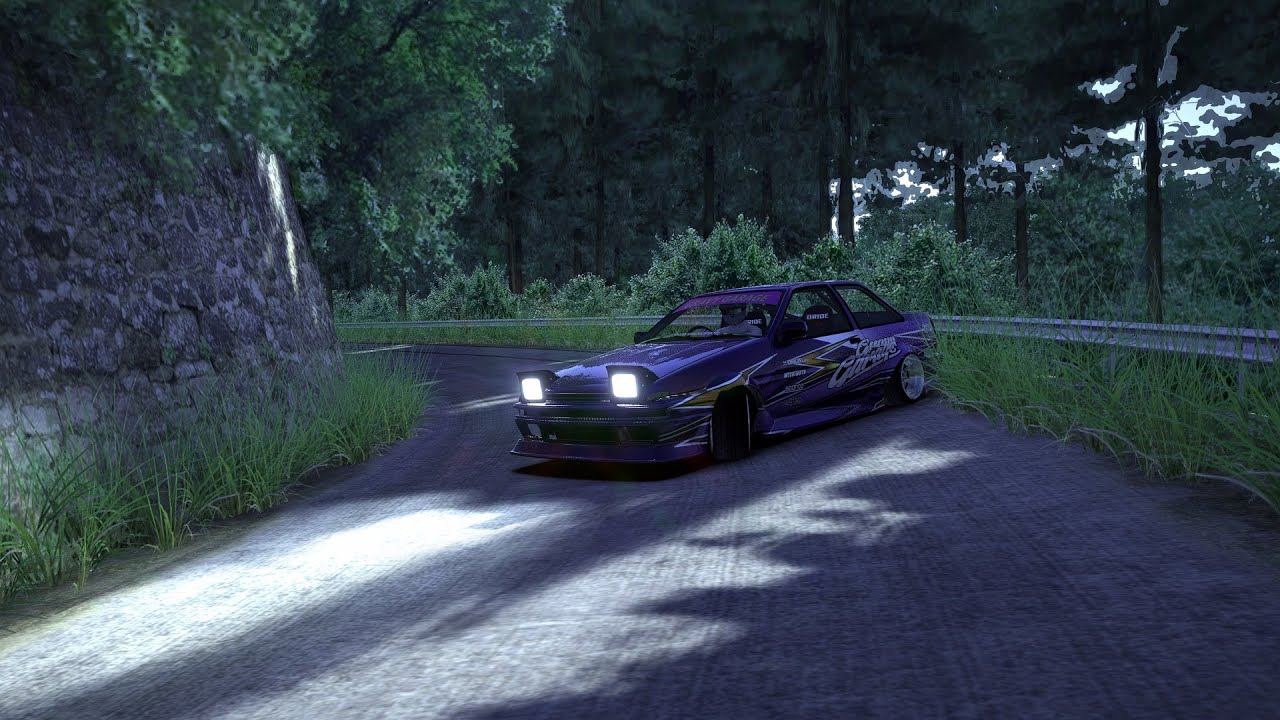 AE86 Racing Through Japan’s Most NARROW Touge || Steering Wheel Game ...