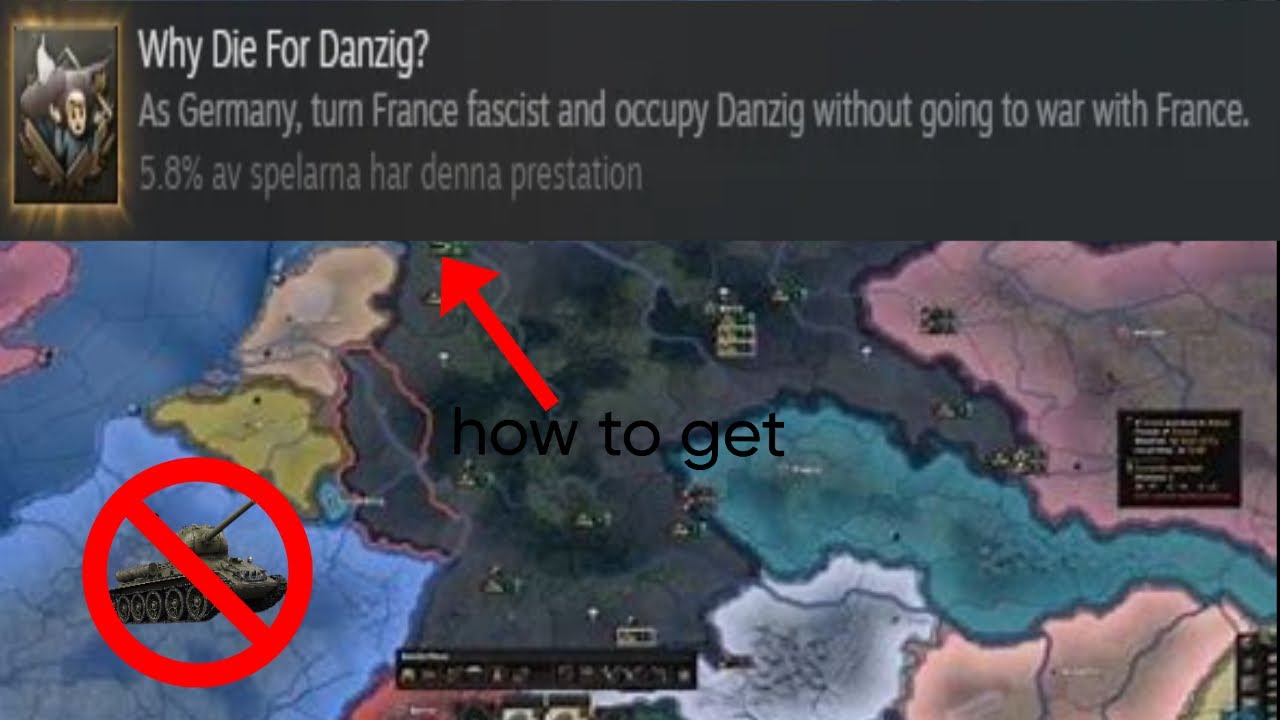 How to Get the "Why Die for Danzig?" Achievement in HOI4 - YouTube
