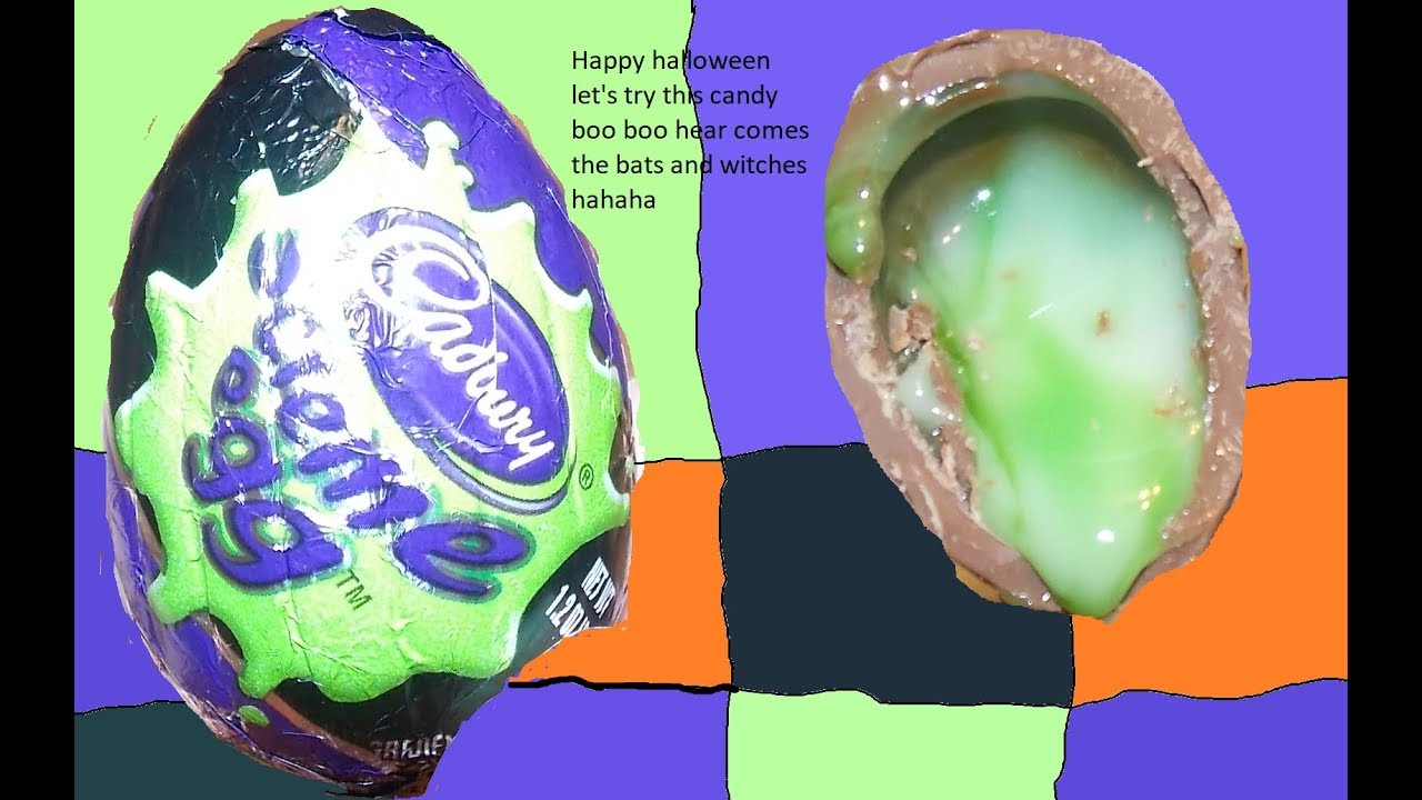 Halloween cadbury screme eggs - YouTube