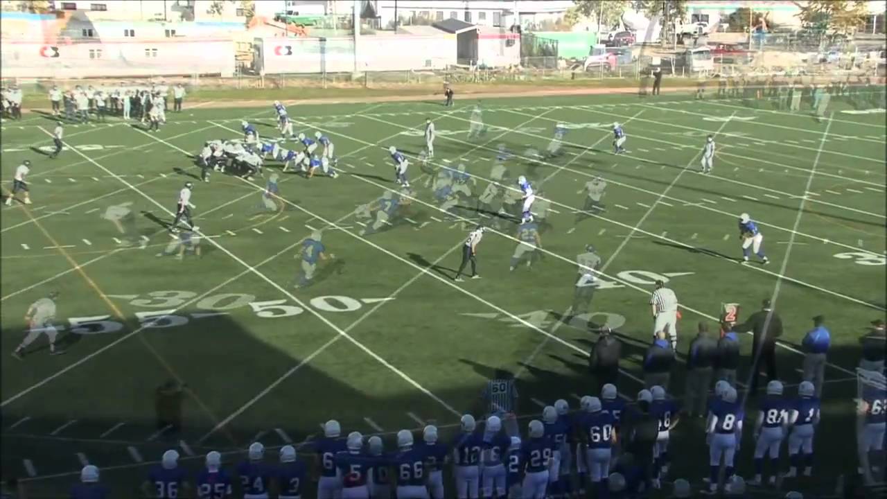 Colton Ballou Senior Football Highlights - YouTube