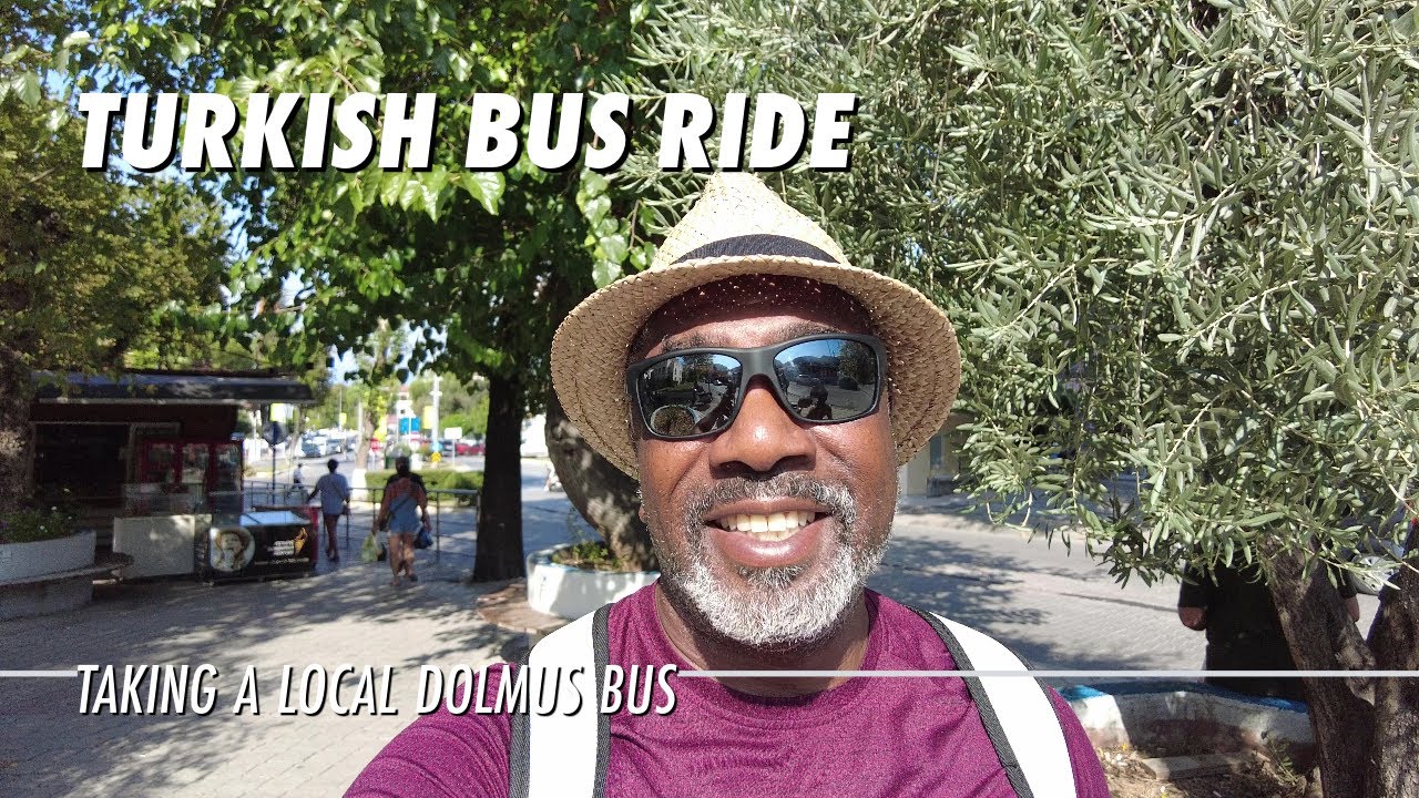 Turkish Dolmus Bus Ride From Otobar To Sundia Hotel In Fehtiye - YouTube