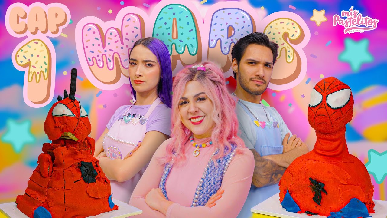 ALE RIOS VS PITTER RIOS | PASTEL DE SPIDERMAN | MIS PASTELITOS WARS ...