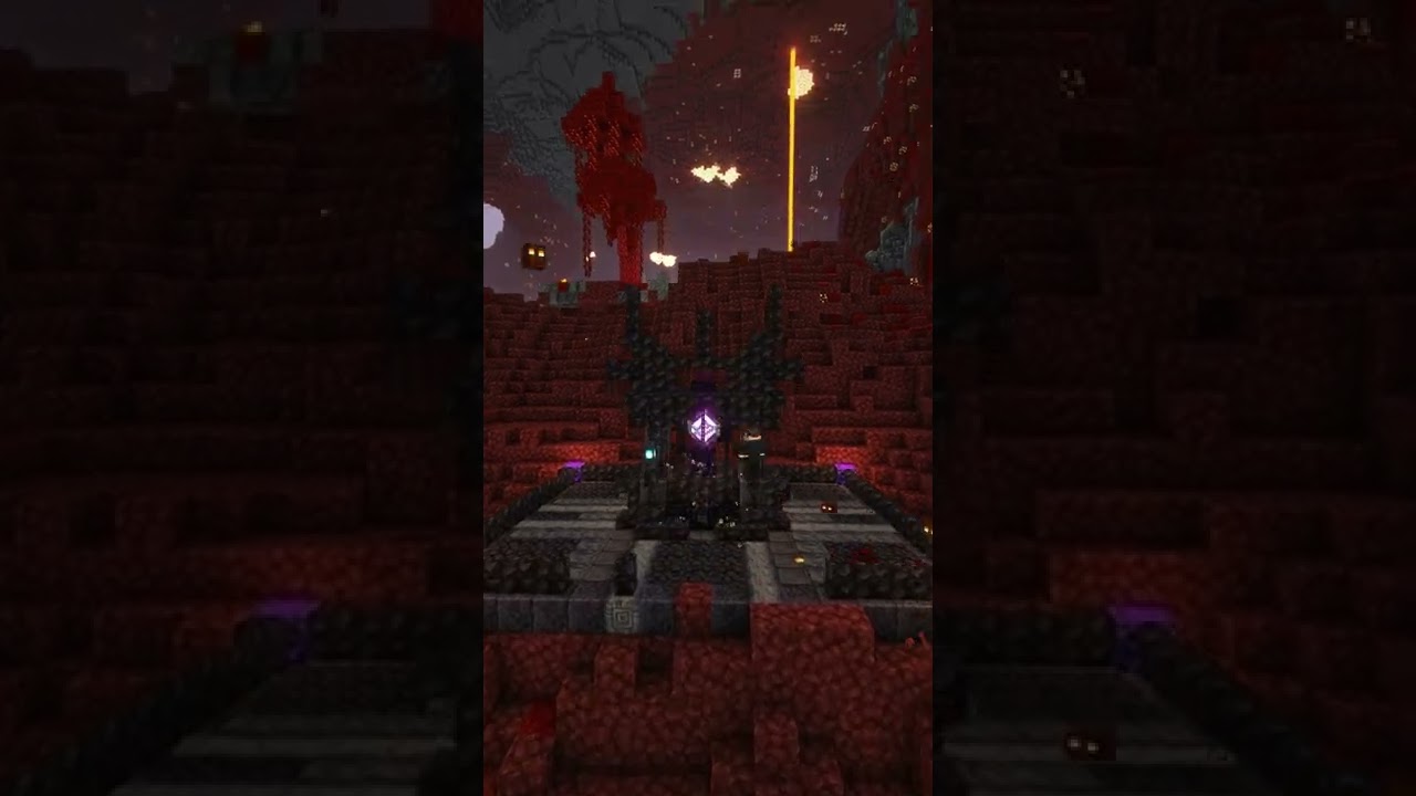 Minecraft: Nether Shrine | #shorts - YouTube