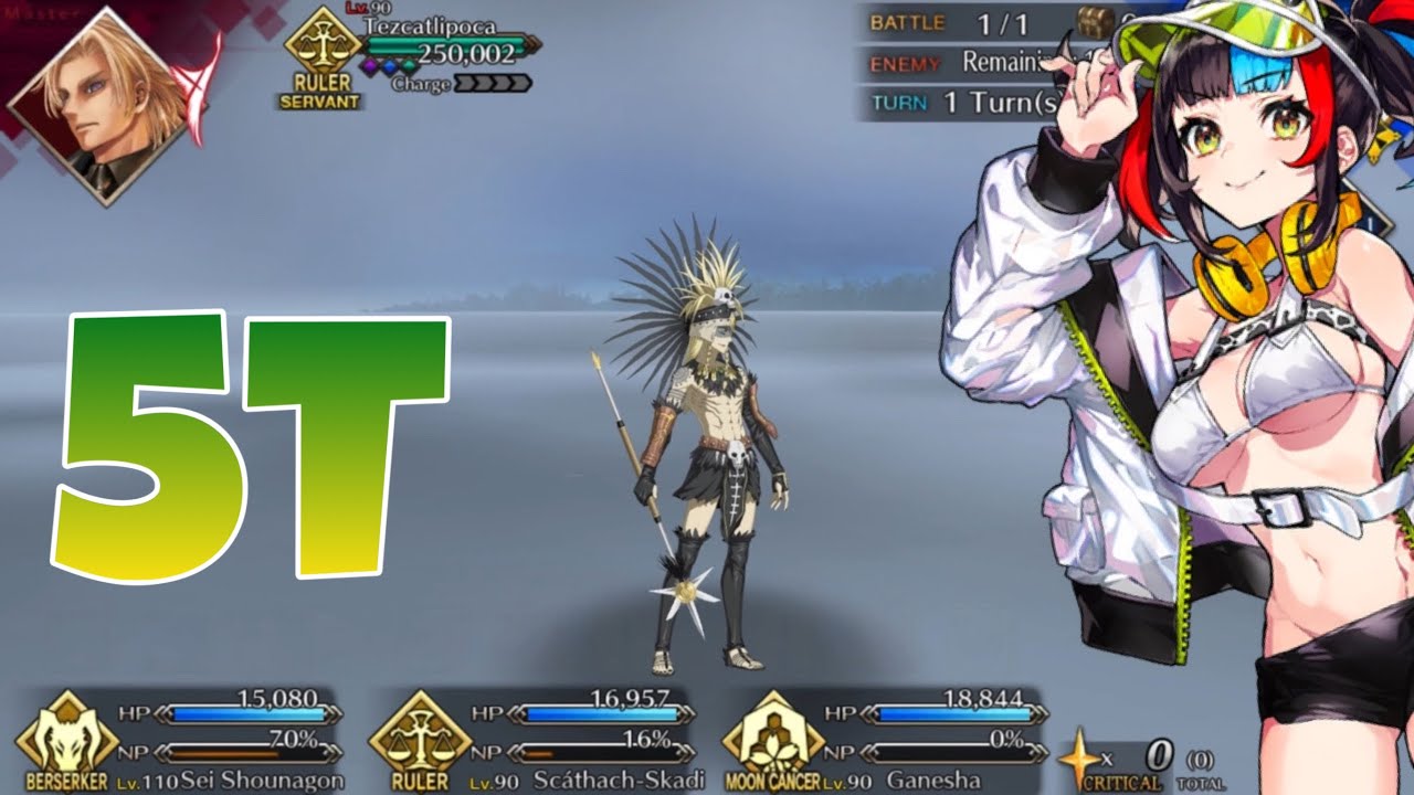 [FGO] Tezcatlipoca & Daybit 5T by Sei summer - YouTube