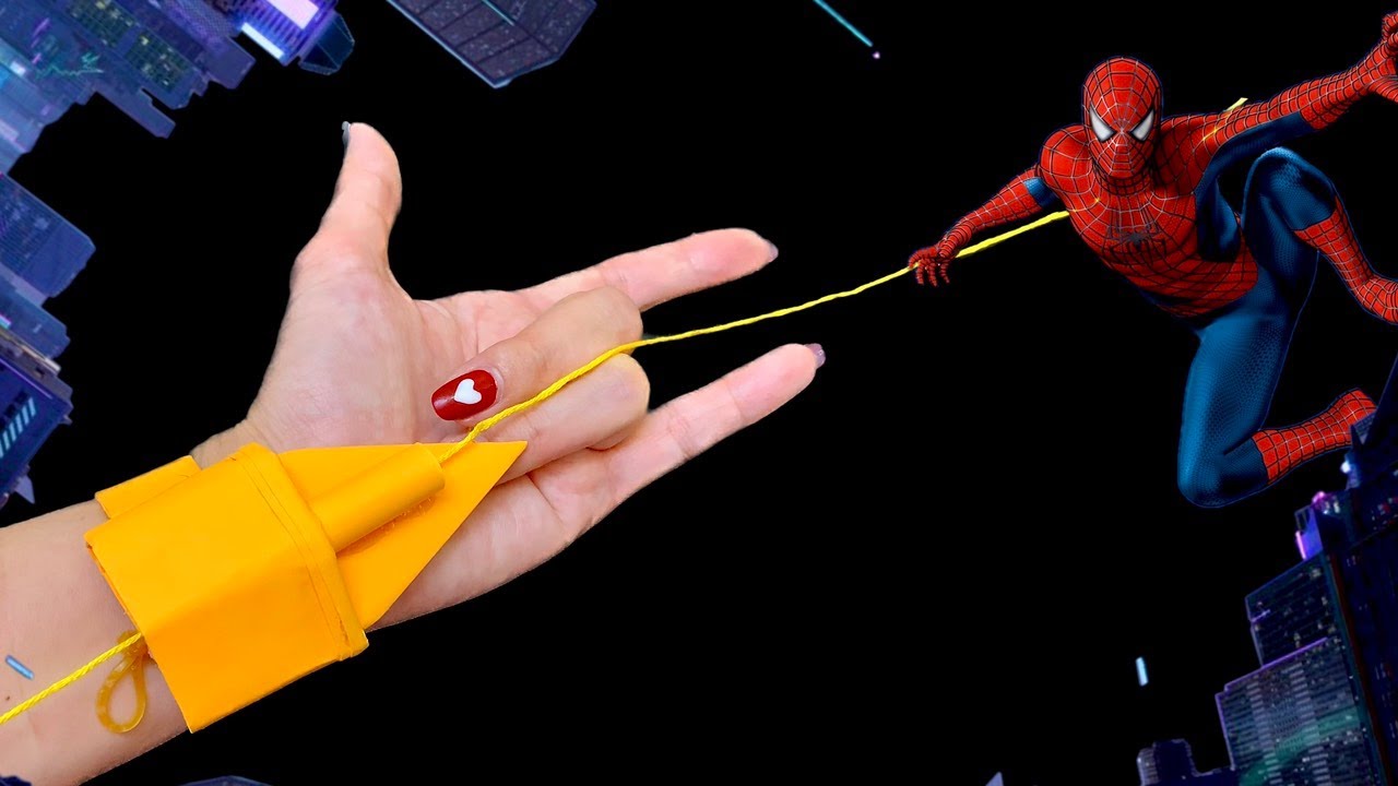 Ummm. So easy | How to make Spider Man web shooter with paper | paper ...