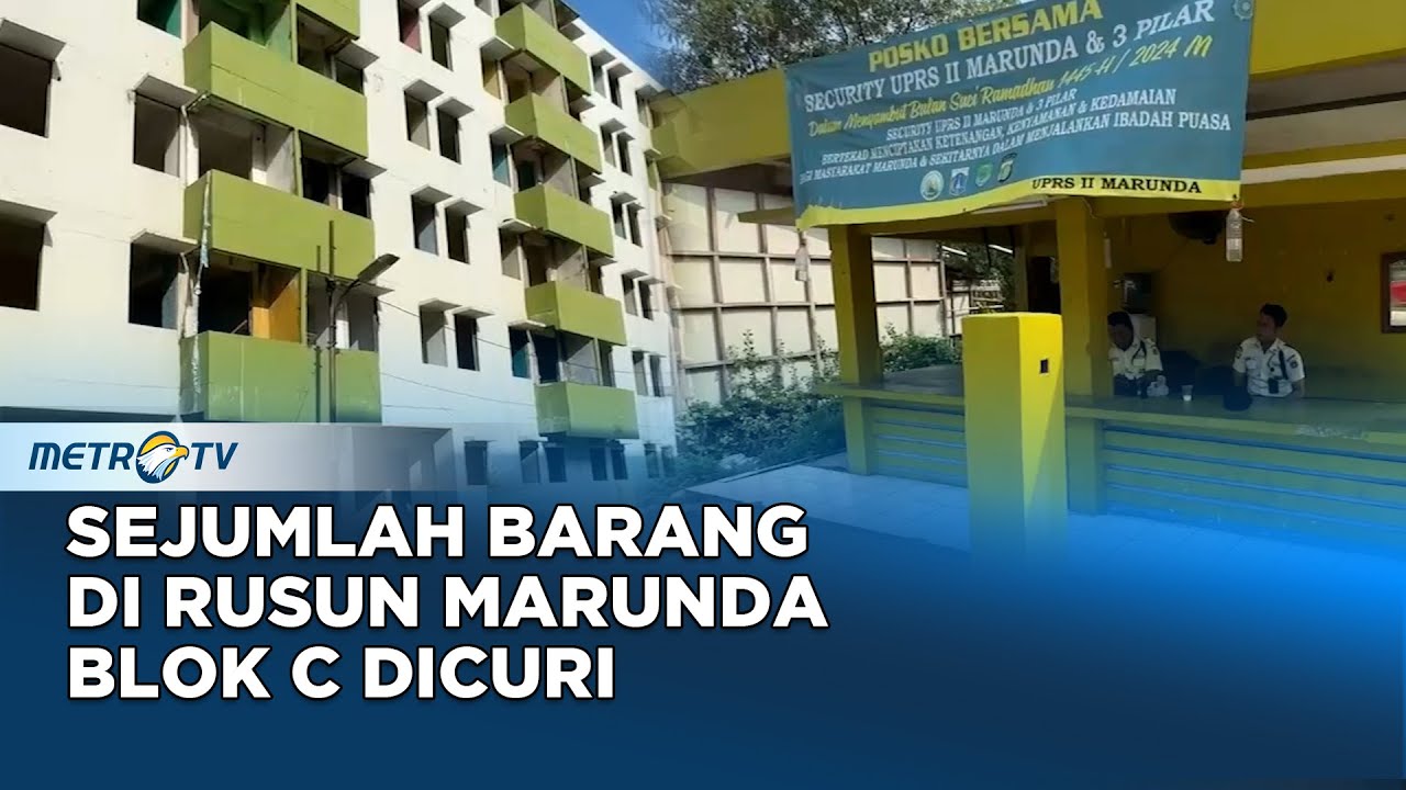 Sejumlah Barang Di Rusun Marunda Blok C Dicuri - YouTube