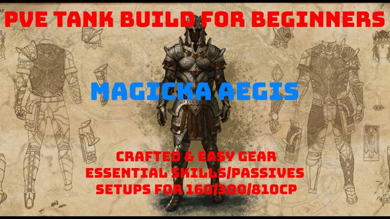 Beginner PvE Tank Build Magicka Aegis Crafted Cheap Gear CP160 beginner-pve-tank-build-magicka-aegis-crafted-cheap-gear-cp160