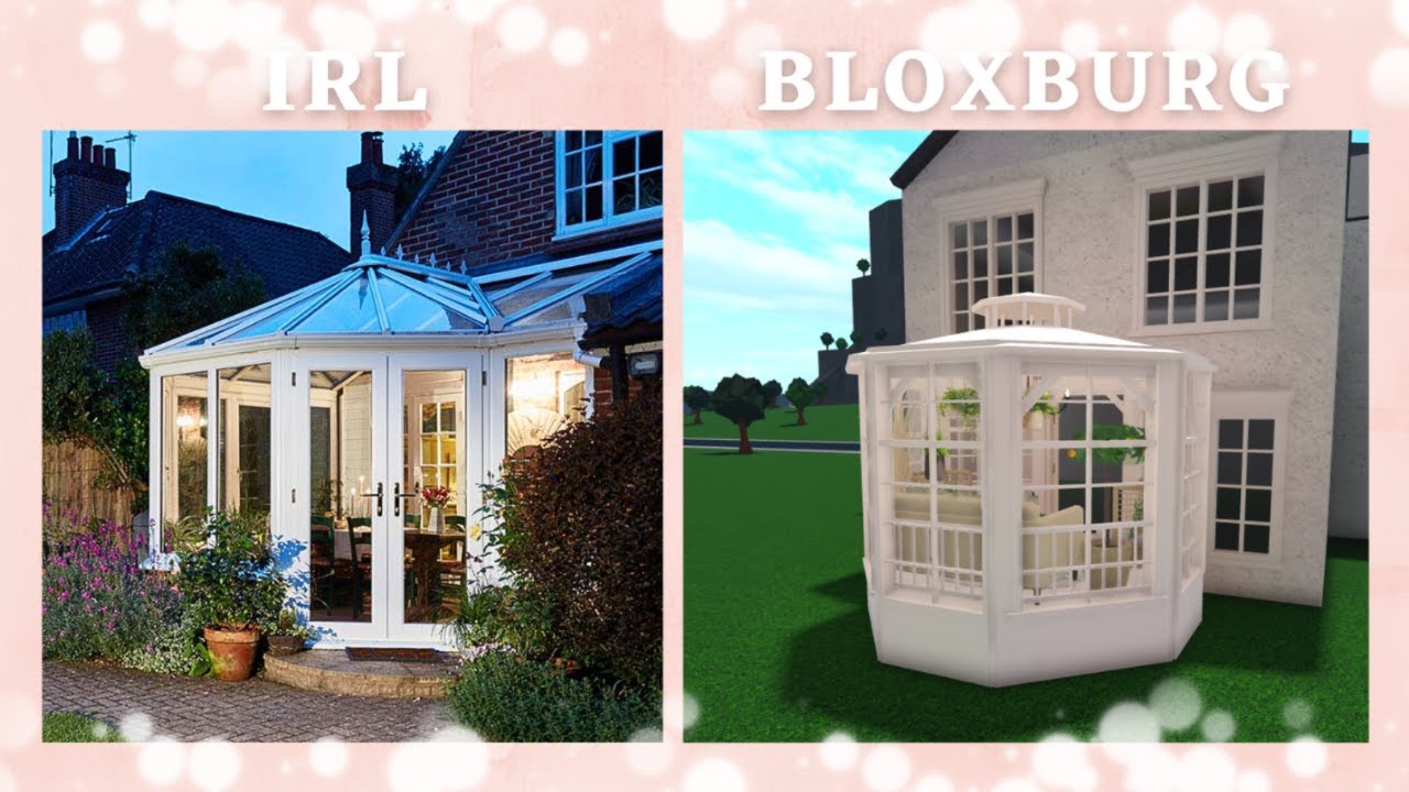 HOW TO IMPROVE your Build in Bloxburg 🏘️ *CHEAP & EASY* SUN ROOM ...