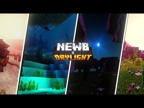 SHADER MCPE AESTHETIC 1.21 || NEWB SHADERS || NEWB X DAYLIGHT || SHADERS MCPE RINGAN 1.21 - YouTube