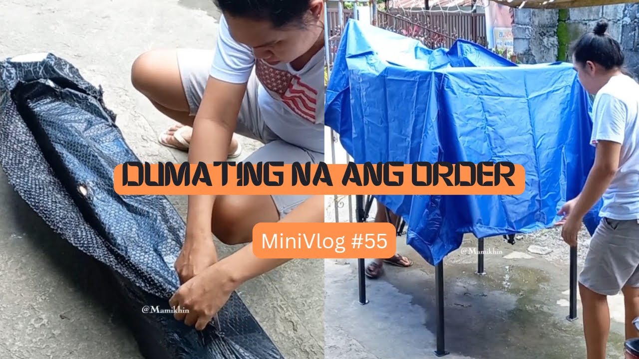 MiniVlog#55 Dumating narin ang inorder.. Hindi na masyadong maiinitan ...