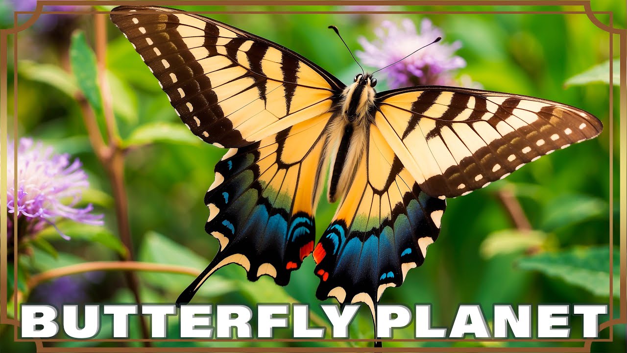 BUTTERFLY PLANET | Insects World 4K | Amazing Nature Scenery & The Best ...