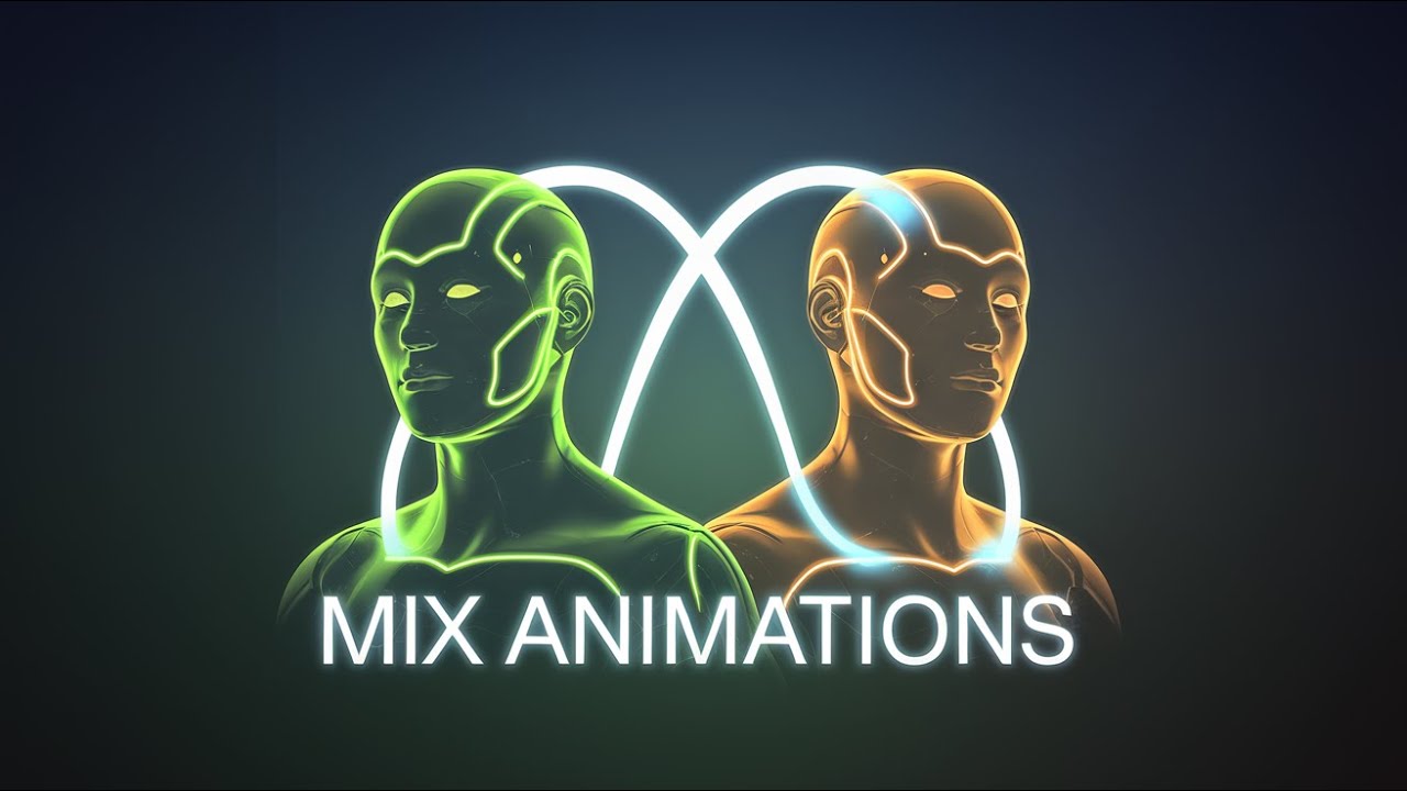 Combine Mixamo animations AND fix weird rotations in Blender - YouTube