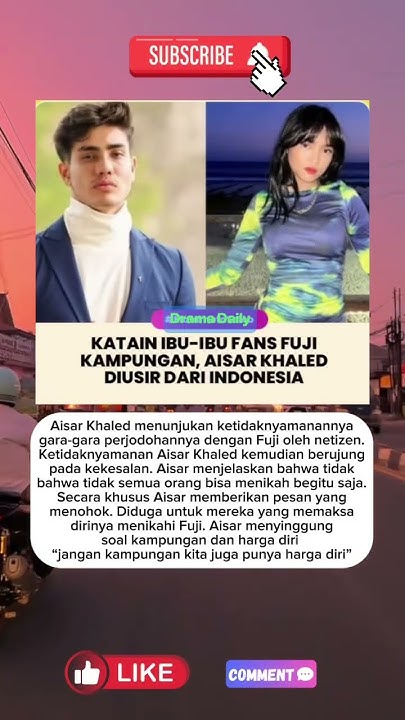 Aisar Khaled Minta Ibu-ibu Fans Fuji Jangan Kampungan #aisarkhaled #fuji - YouTube