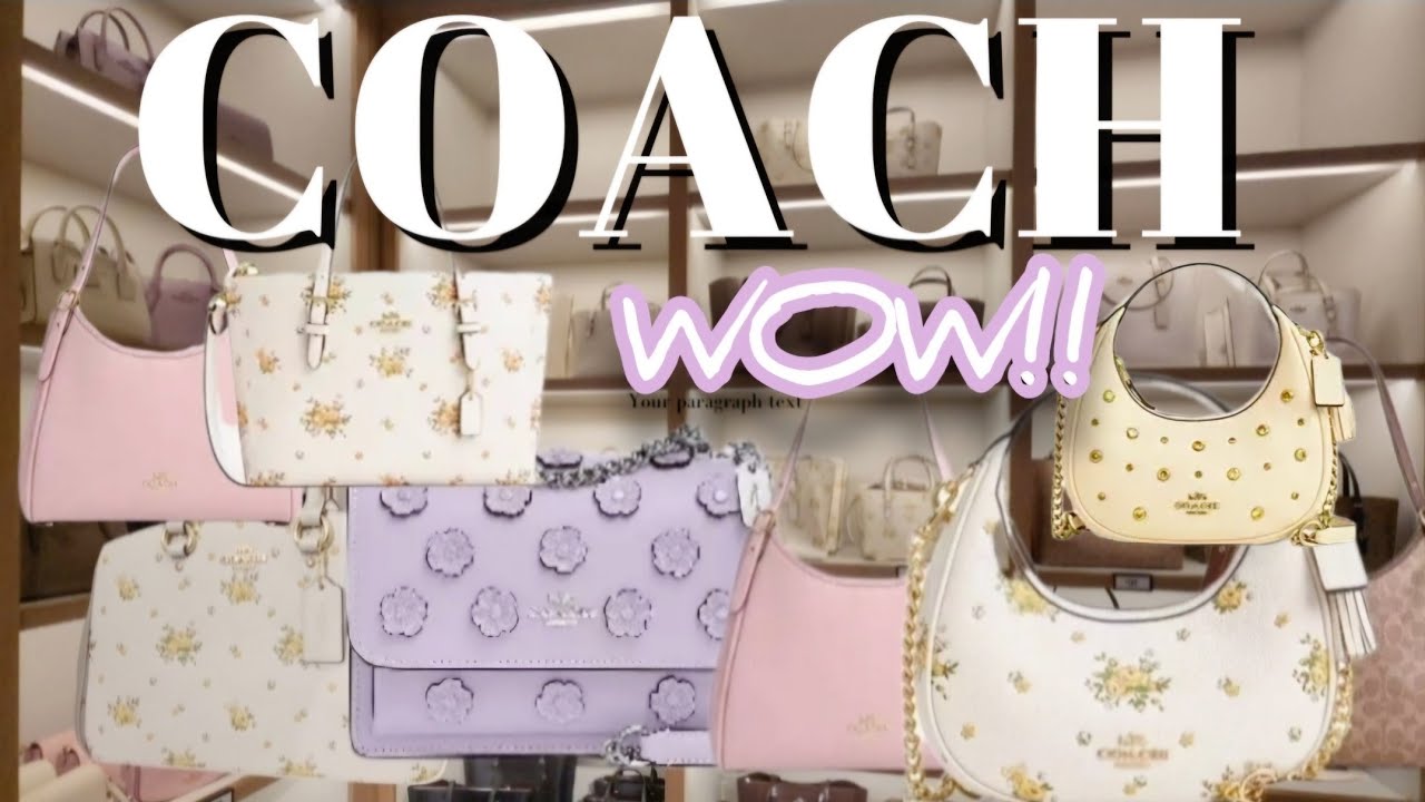 COACH OUTLET DROPPED 3 NEW DESIGNS Haul | Wishlist | Coach Outlet Tour ...