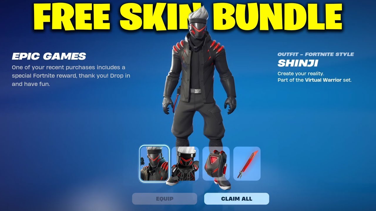 How to get FREE SKIN BUNDLE in Fortnite! (FREE Playstation Skin) - YouTube